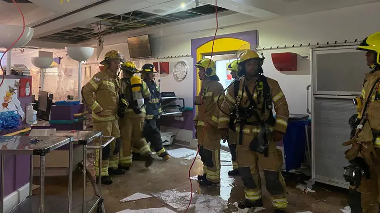 Fire breaks out in hospital ward | Israel National News