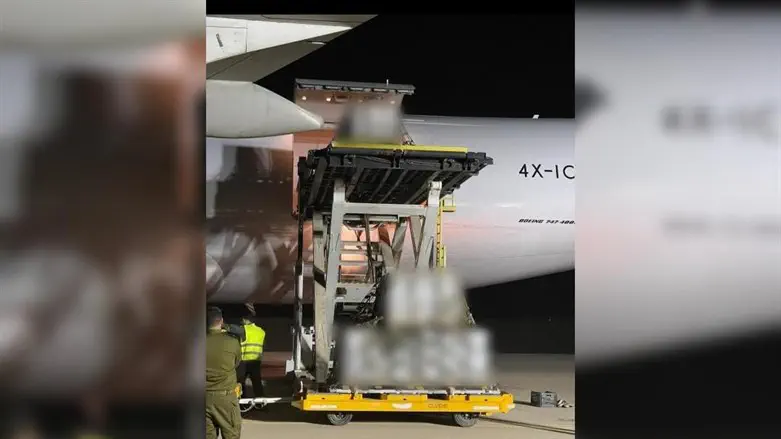Video: Cargo plane delivers initial shipment of weapons to Israel ...