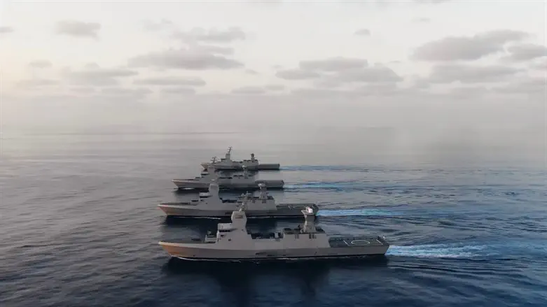 A message to the Houthis: Israeli Navy corvettes set sail for Red Sea ...