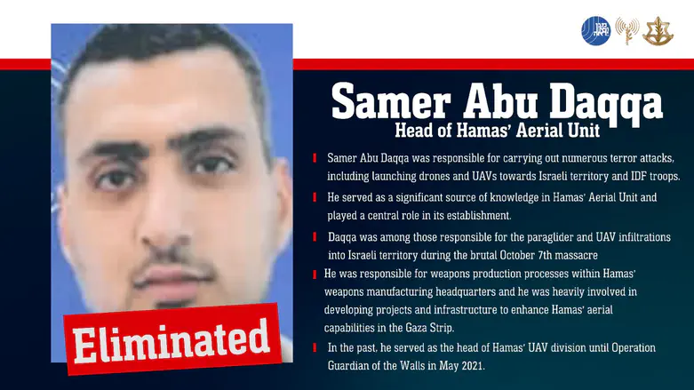 Hamas Aerial Unit head eliminated | Israel National News