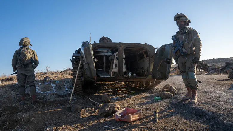 APC and numerous weapons located in Syrian outpost | Israel National News