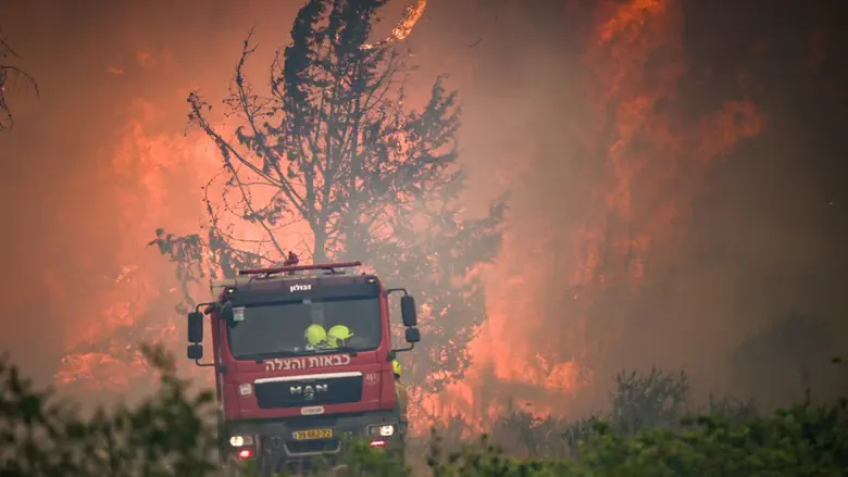 Fire Services Commander: This may be the largest fire in Israel’s ...