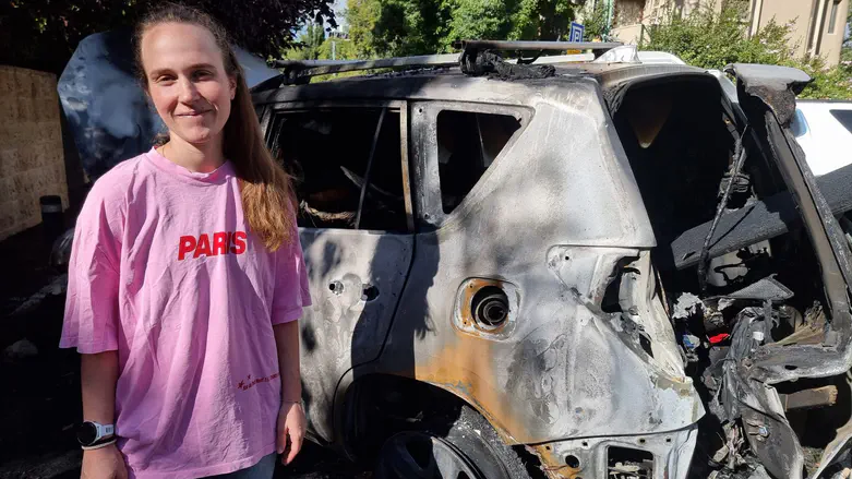 Leftist protest: Vehicle burned in protest belongs to active reservist ...