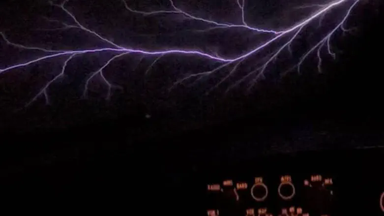 Watch: What storm "Byron" looks like at 10,000 feet | Israel National News