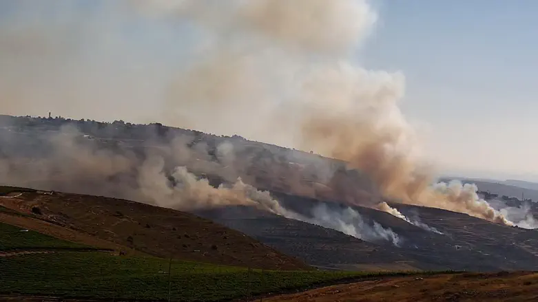 Suspected Arson: Fire spreads toward Yitzhar | Israel National News