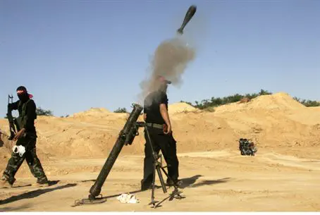 One Person Treated for Shock After Mortar Attack | Israel National News