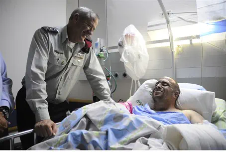IDF Chief of Staff Visits Captain Ziv Shilon | Israel National News