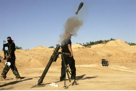 Hamas Mortar Barrage: 20 Shells in 10 Minutes | Israel National News