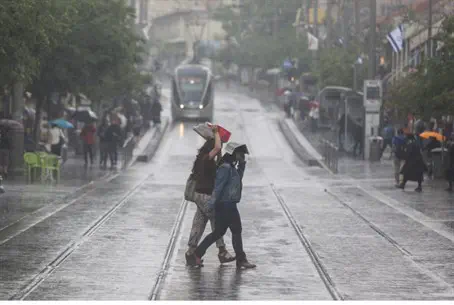 Most of Israel at Annual Average Rainfall Levels | Israel National News
