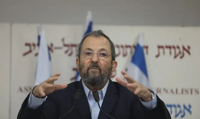 Why did Ehud Barak cover his face? | Israel National News