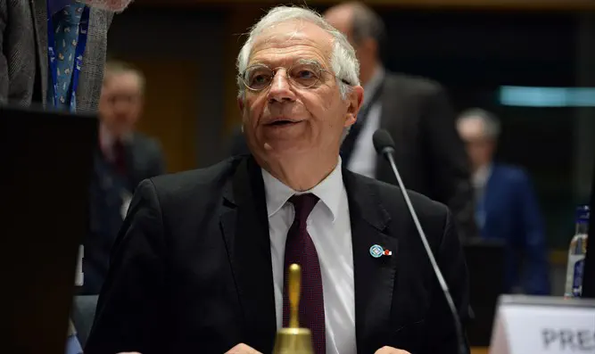 EU foreign minister reiterates commitment to 'two-state solution ...