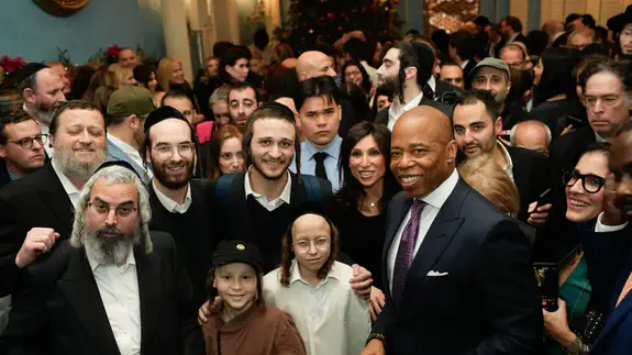 Mayor Adams at Hanukkah party: 'I'm a modern-day Maccabee' | Israel ...