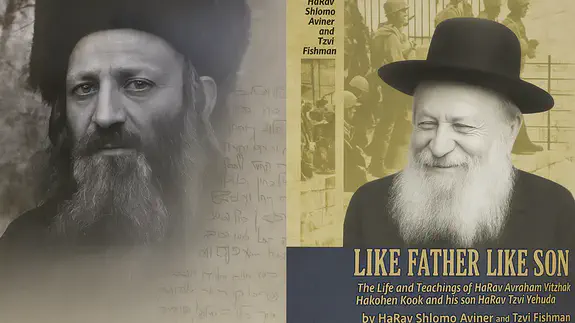 Rabbi Avraham HaCohen and Rabbi Tzvi Yehuda Kook | Israel National News