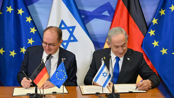 Netanyahu signs major security pact with Germany: 'Natural partners ...